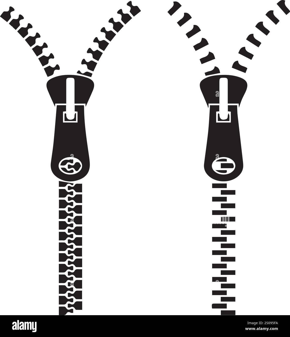 vector zipper, clothing accessory drawing Stock Vector Image & Art - Alamy