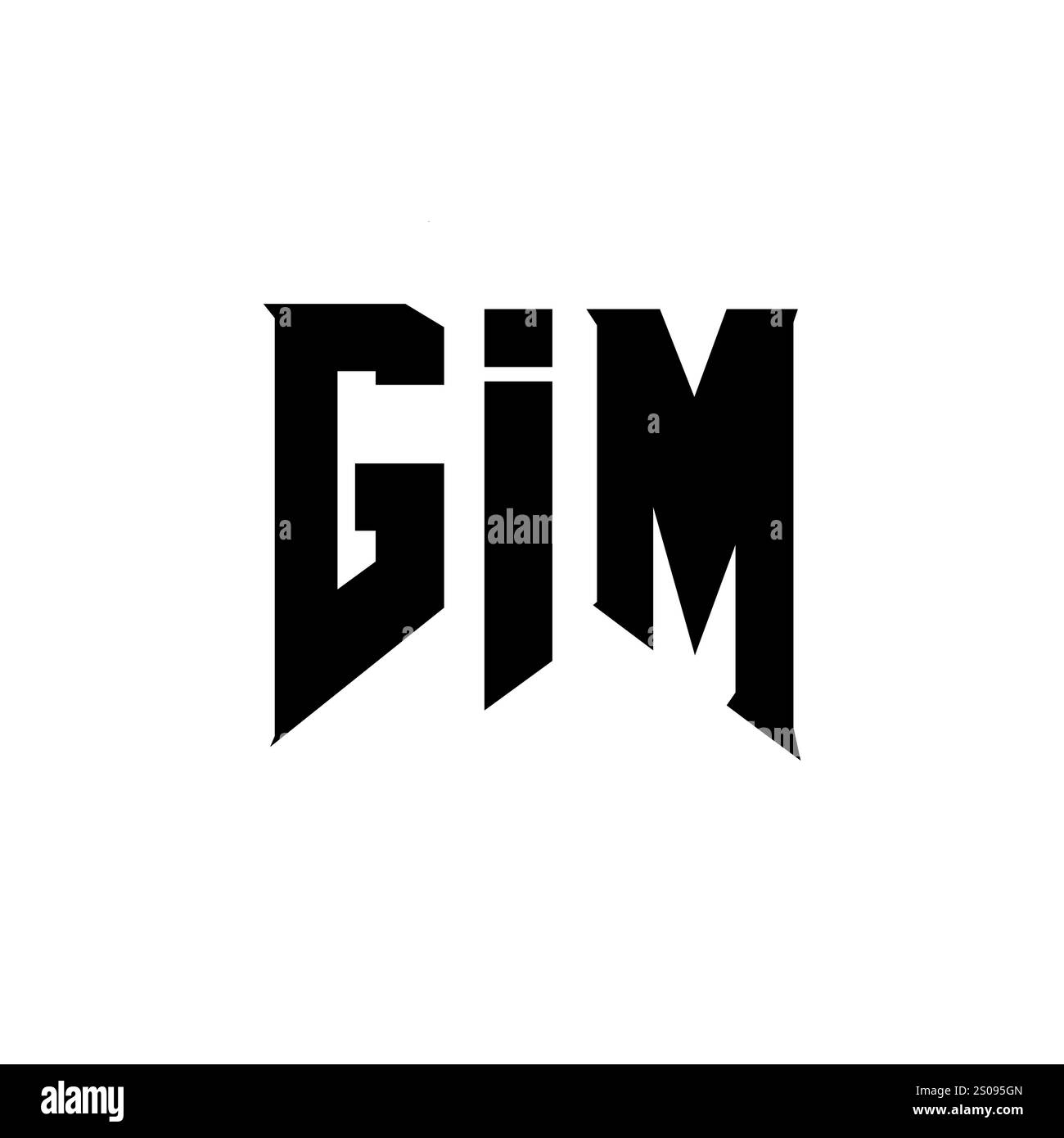 GIM letter logo design for technology company. GIM logo design black ...