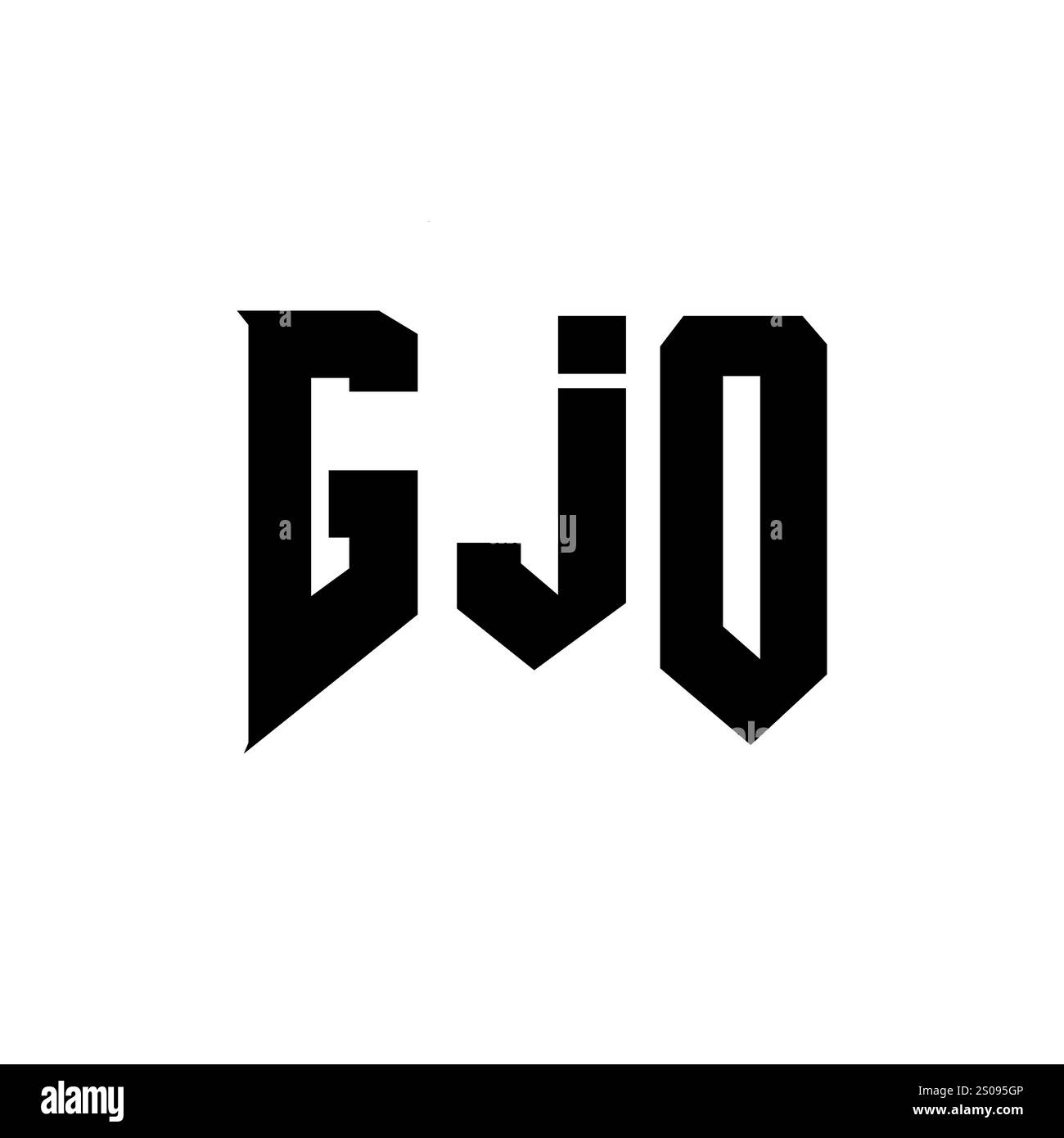 Gjo logo design Stock Vector Images - Alamy