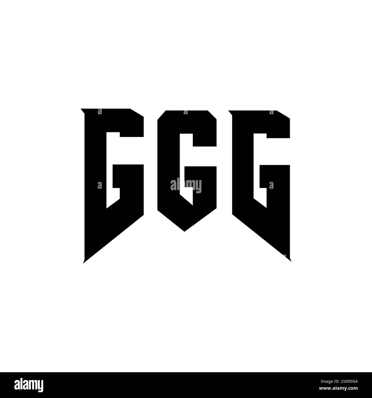 Ggg logo design hi-res stock photography and images - Alamy