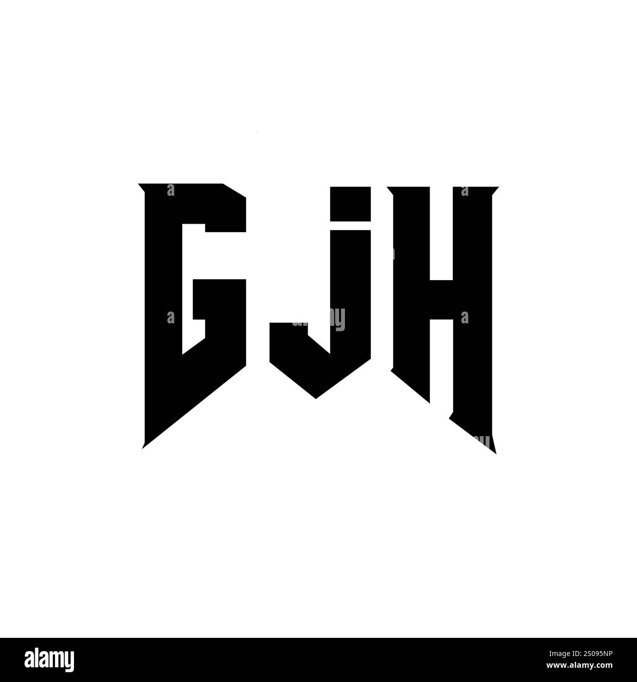 Gjh logo design hi-res stock photography and images - Alamy