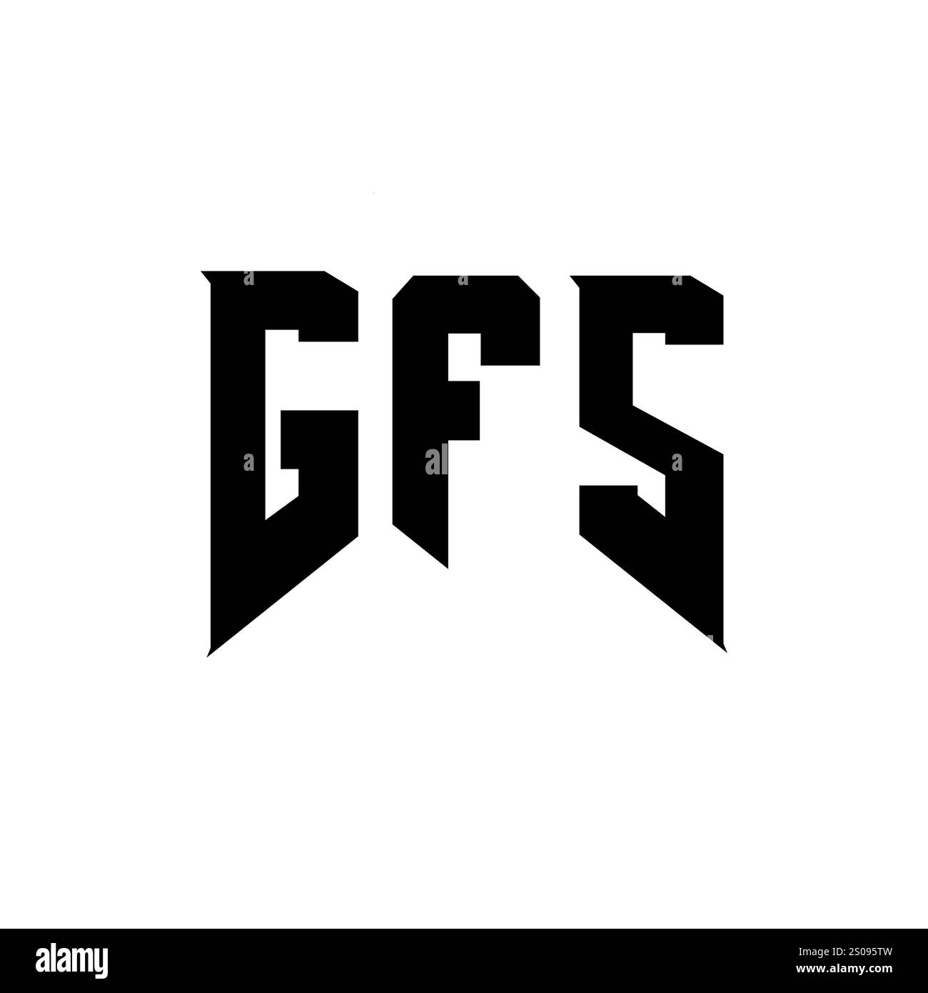Gfs logo design Stock Vector Images - Alamy