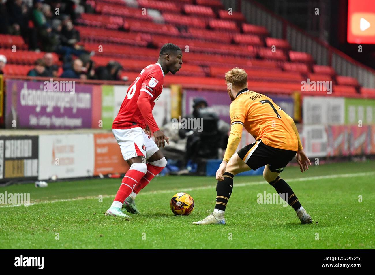 London, England. 26th Dec 2024. Thierry Small and James Brophy during ...
