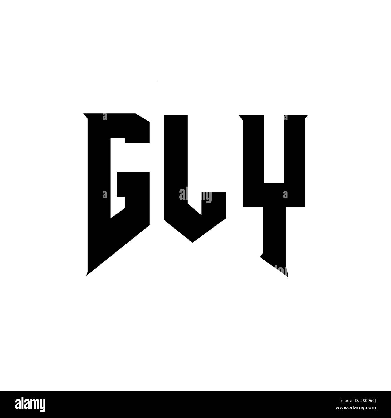 Gly logo design hi-res stock photography and images - Alamy