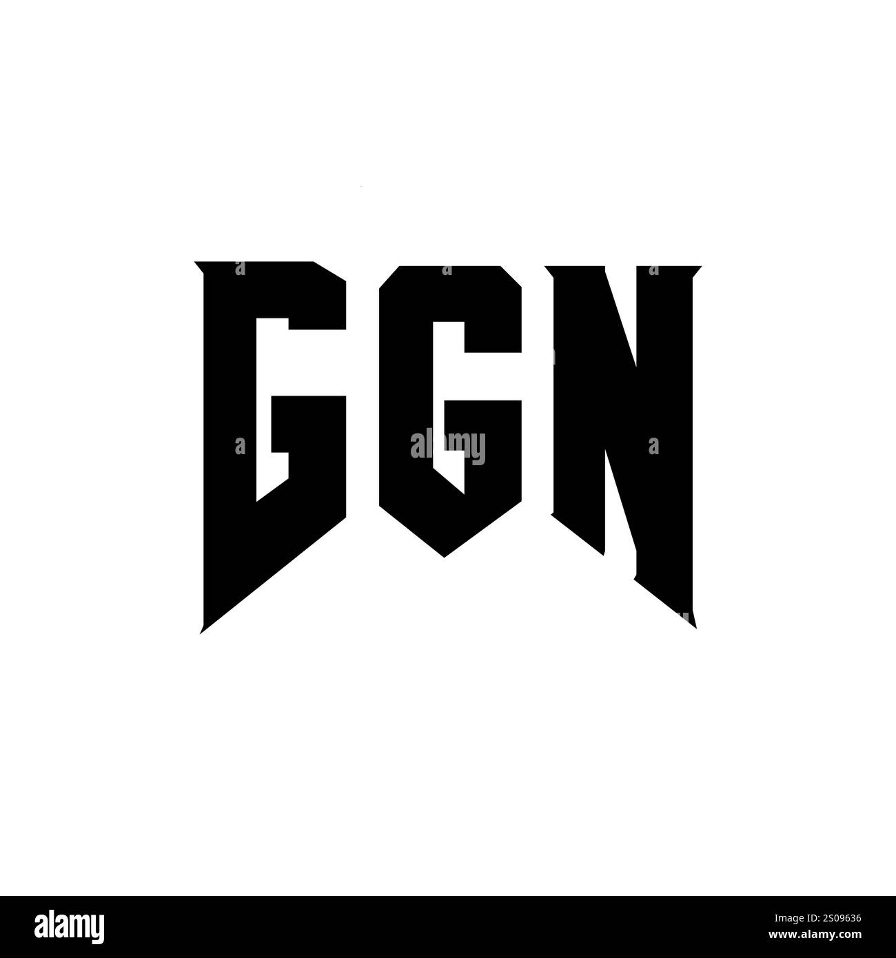Ggn logo design hi-res stock photography and images - Alamy