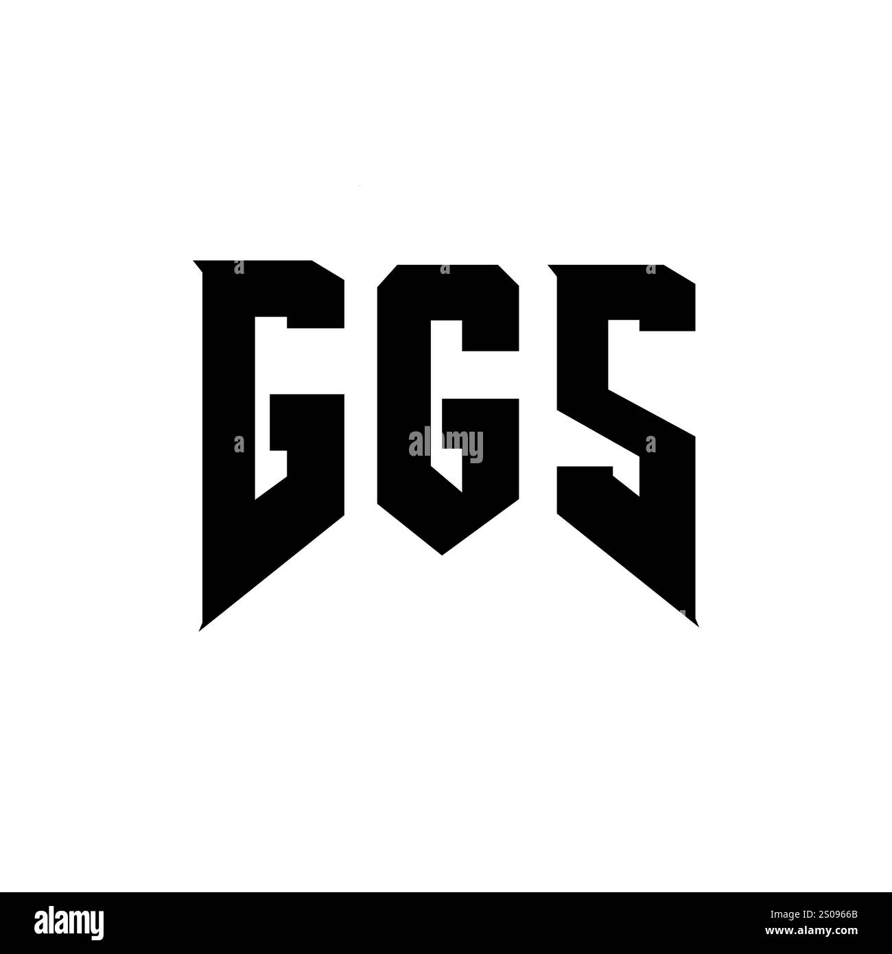 Ggs logo design hi-res stock photography and images - Alamy