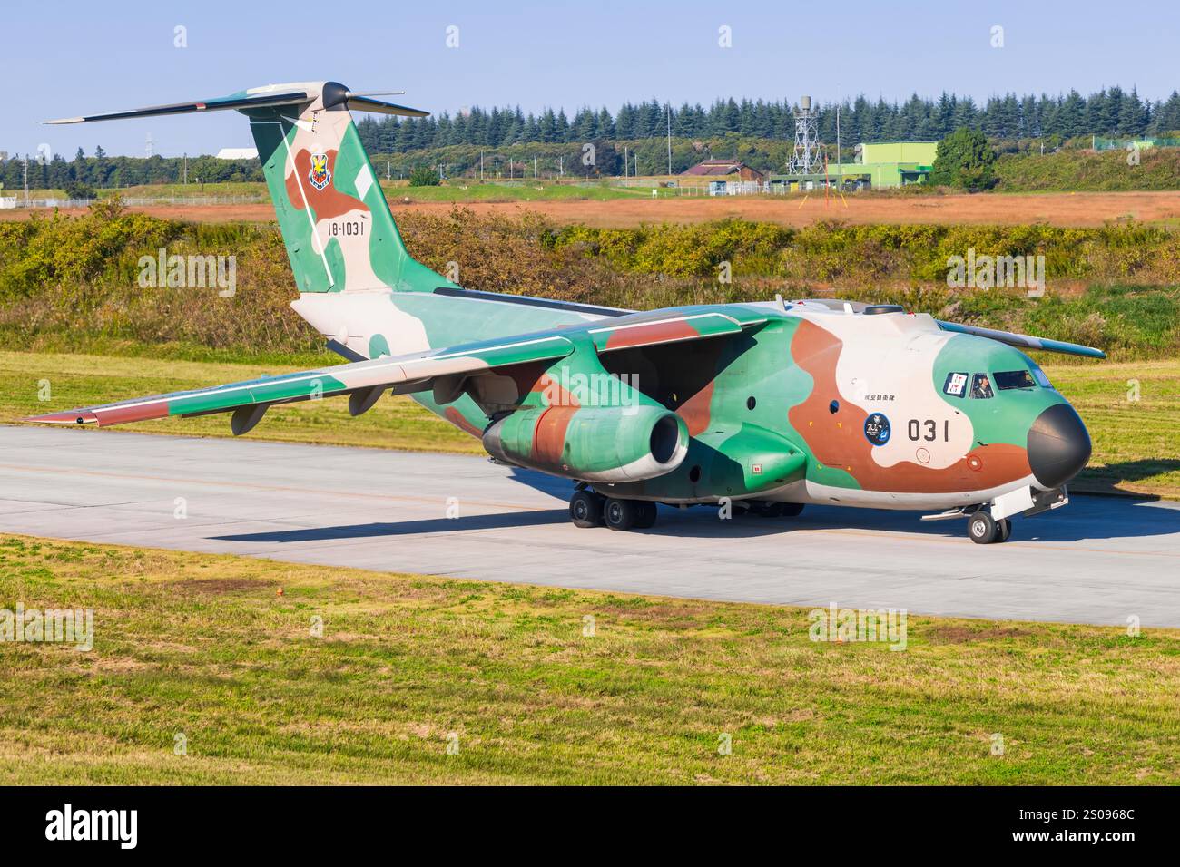 Japan, at Iruma Air Base 11 November 2024: Kawasaki C-1 at Iruma Air Base in Japan Stock Photo ...