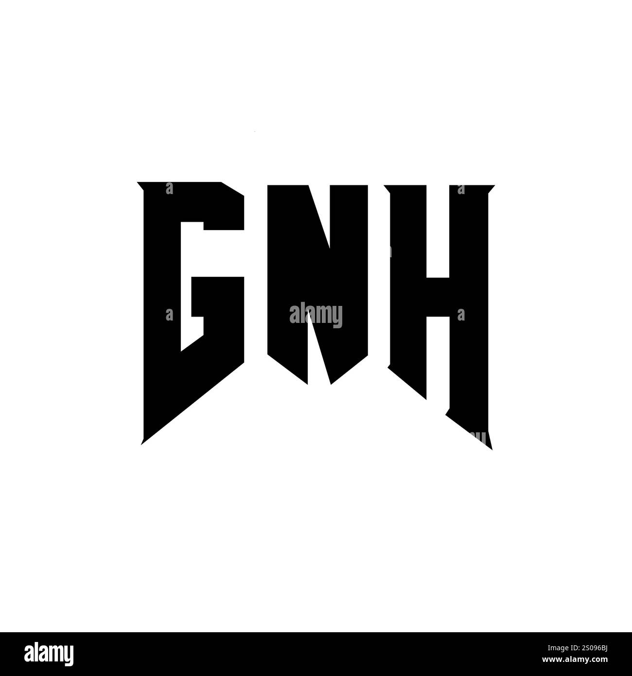Gnh logo design hi-res stock photography and images - Alamy