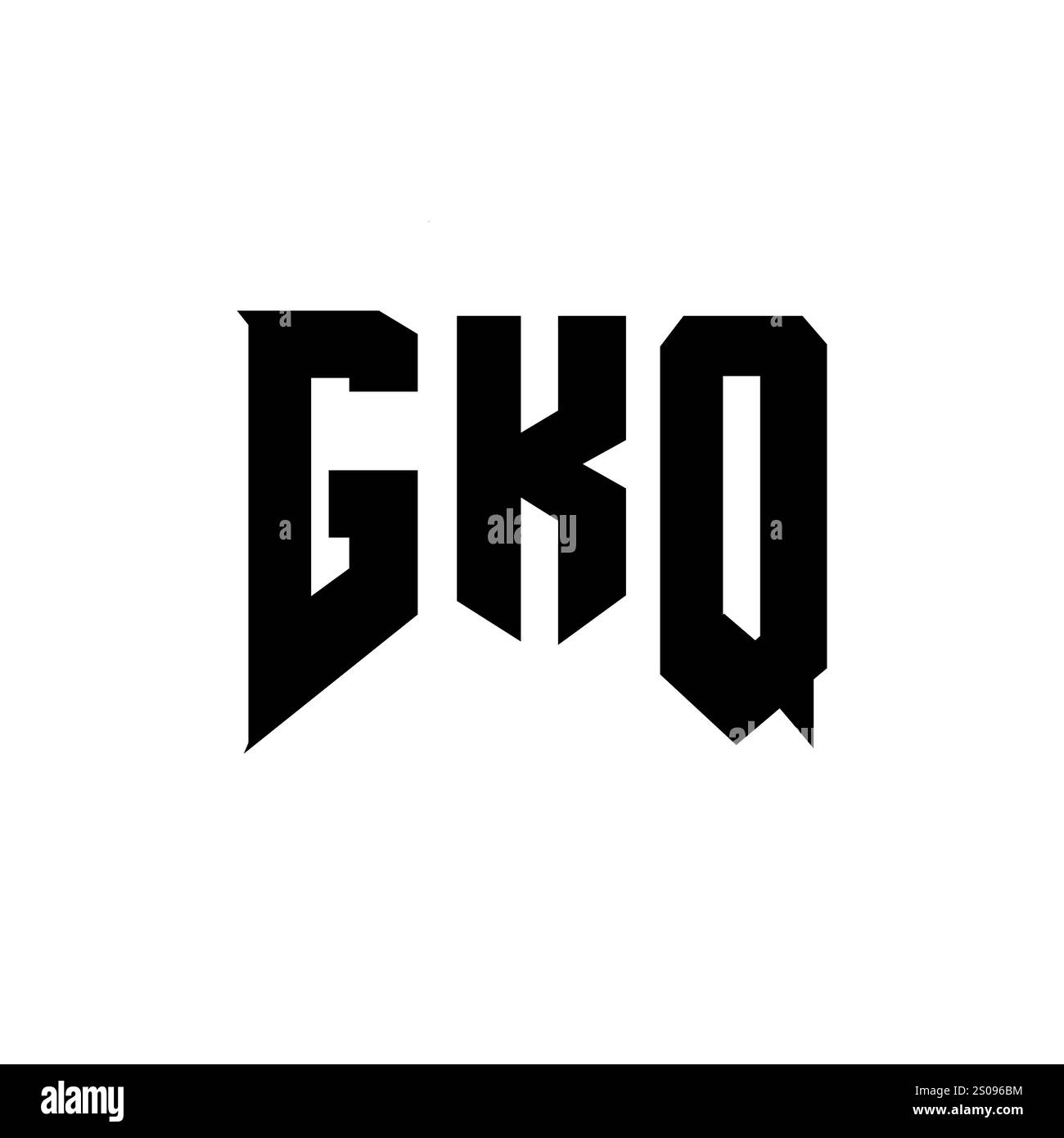 Gkq logo design hi-res stock photography and images - Alamy
