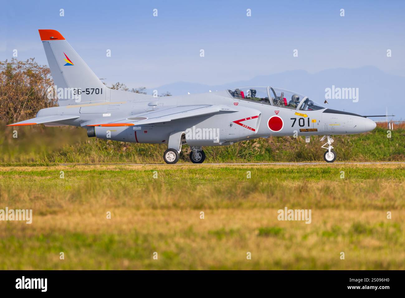 Japan, at Hamamatsu Air Base 14 November 2024: Kawasaki T-4 from at Hamamatsu Air Base in Japan ...