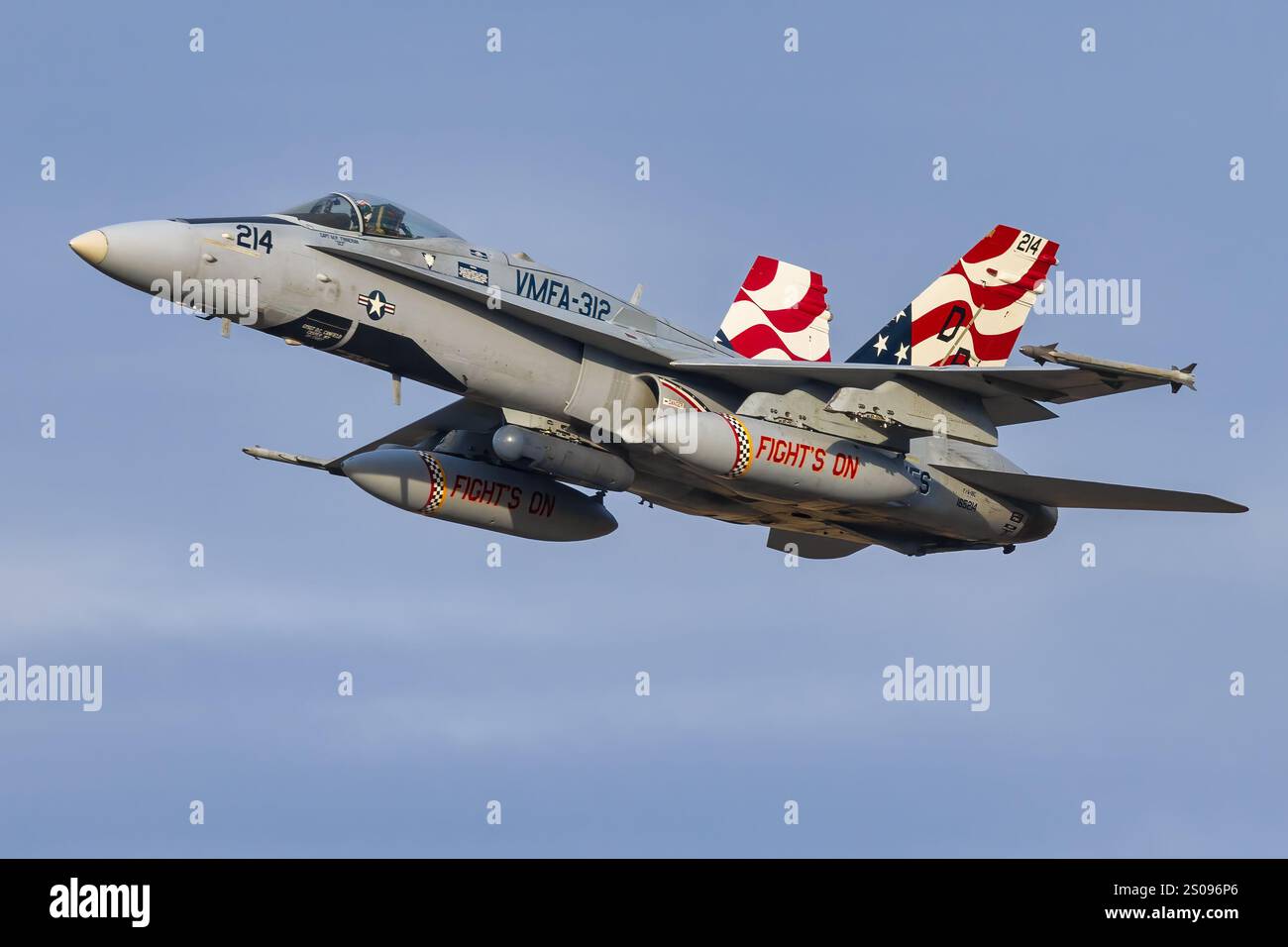 Japan, at Gifu Air Base 17 November 2024: F-18C Hornet VMFA-312 at Gifu ...