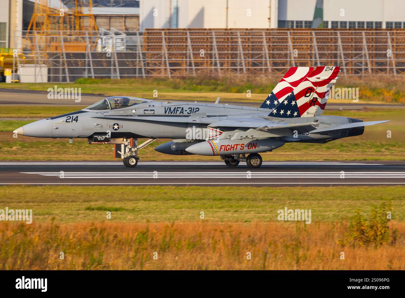Japan, at Gifu Air Base 17 November 2024: F-18C Hornet VMFA-312 at Gifu ...