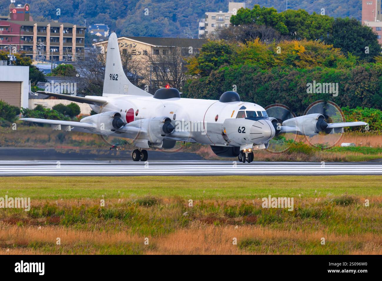 Japan, at Kanoya Air Base 19 November 2024: Kawasaki P-3 MPA at Kanoya Air Base in Japan Stock ...