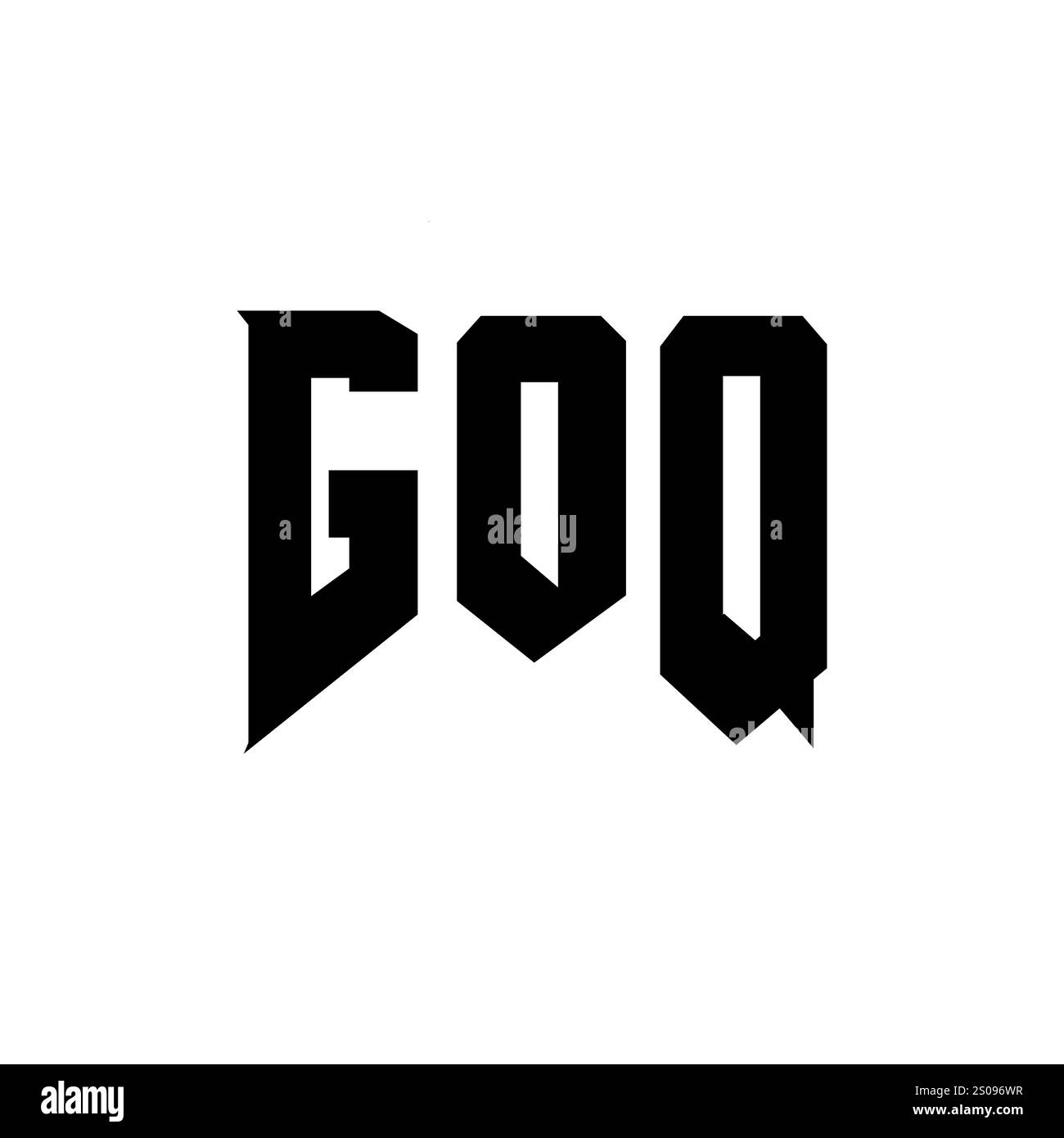 GOQ letter logo design for technology company. GOQ logo design black ...