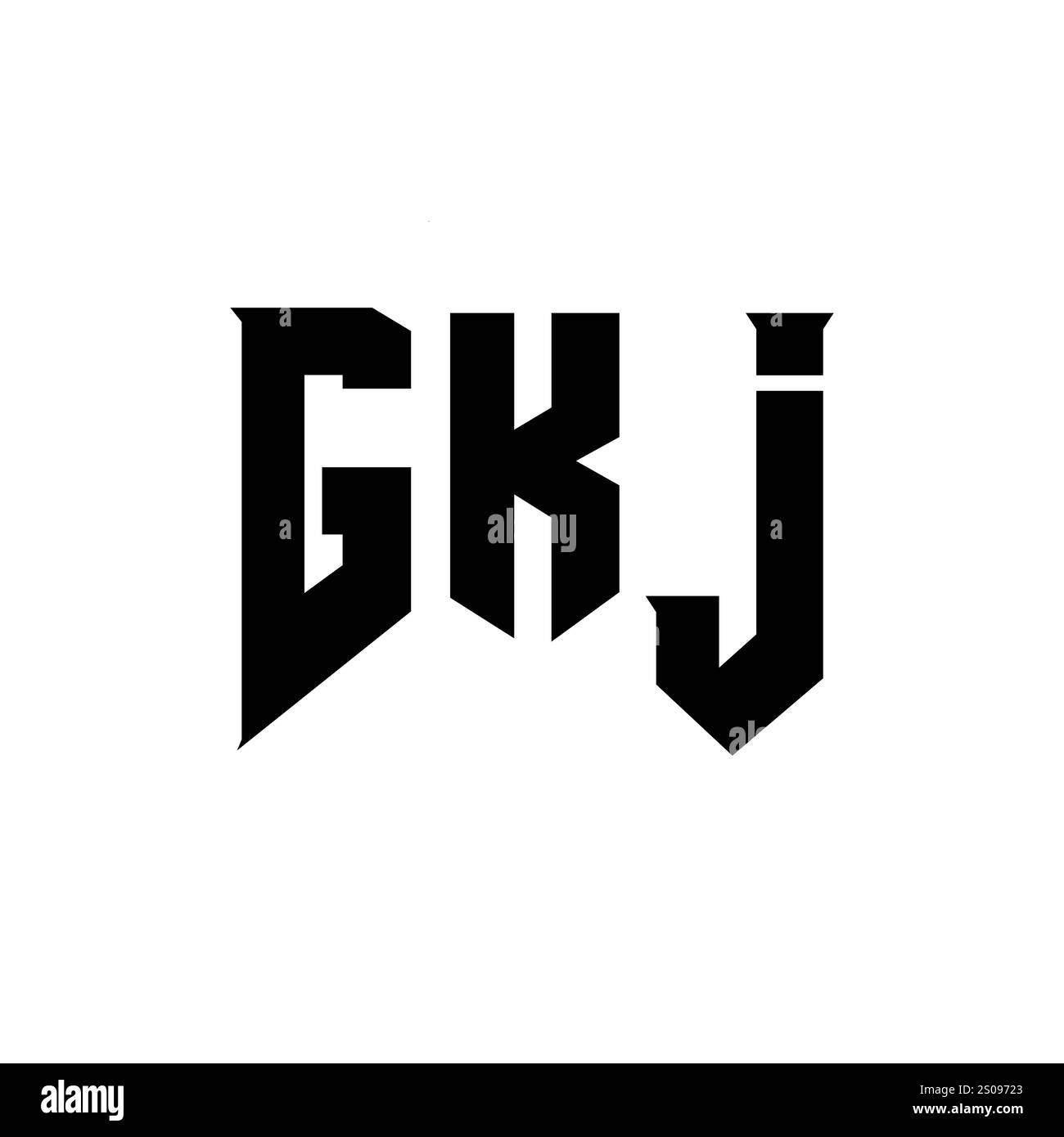 Gkj logo design hi-res stock photography and images - Alamy