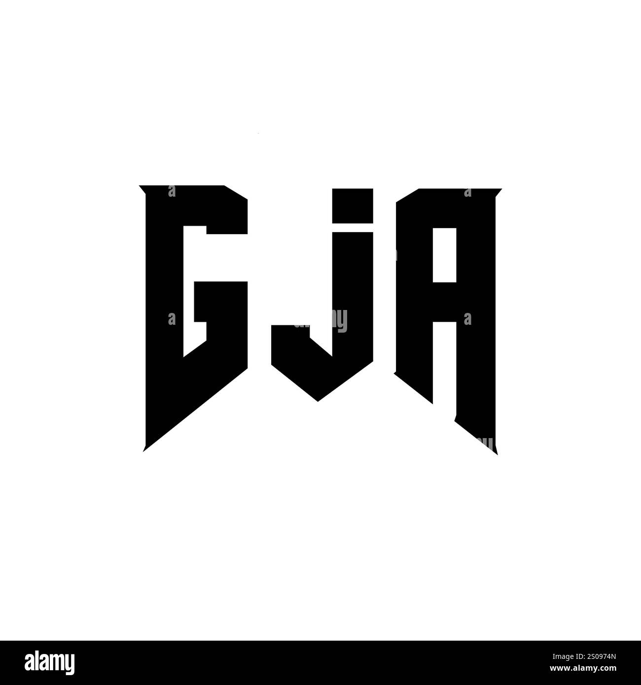 Gja logo design hi-res stock photography and images - Alamy