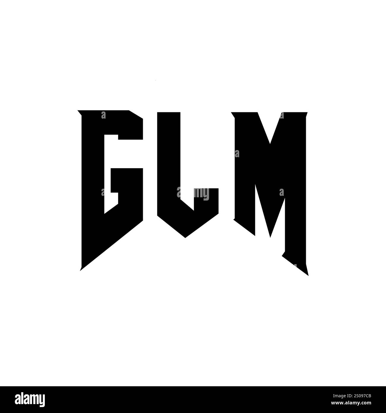 Glm logo design hi-res stock photography and images - Alamy