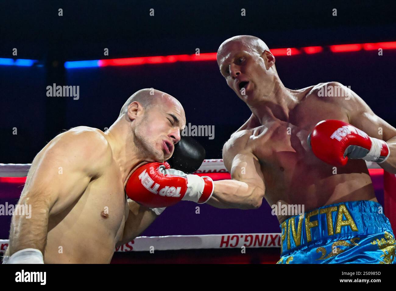 Bern, Berner Kursaal Arena, Boxing Day, Benoit Huber of, Switzerland. 26th Dec, 2024. fights ...