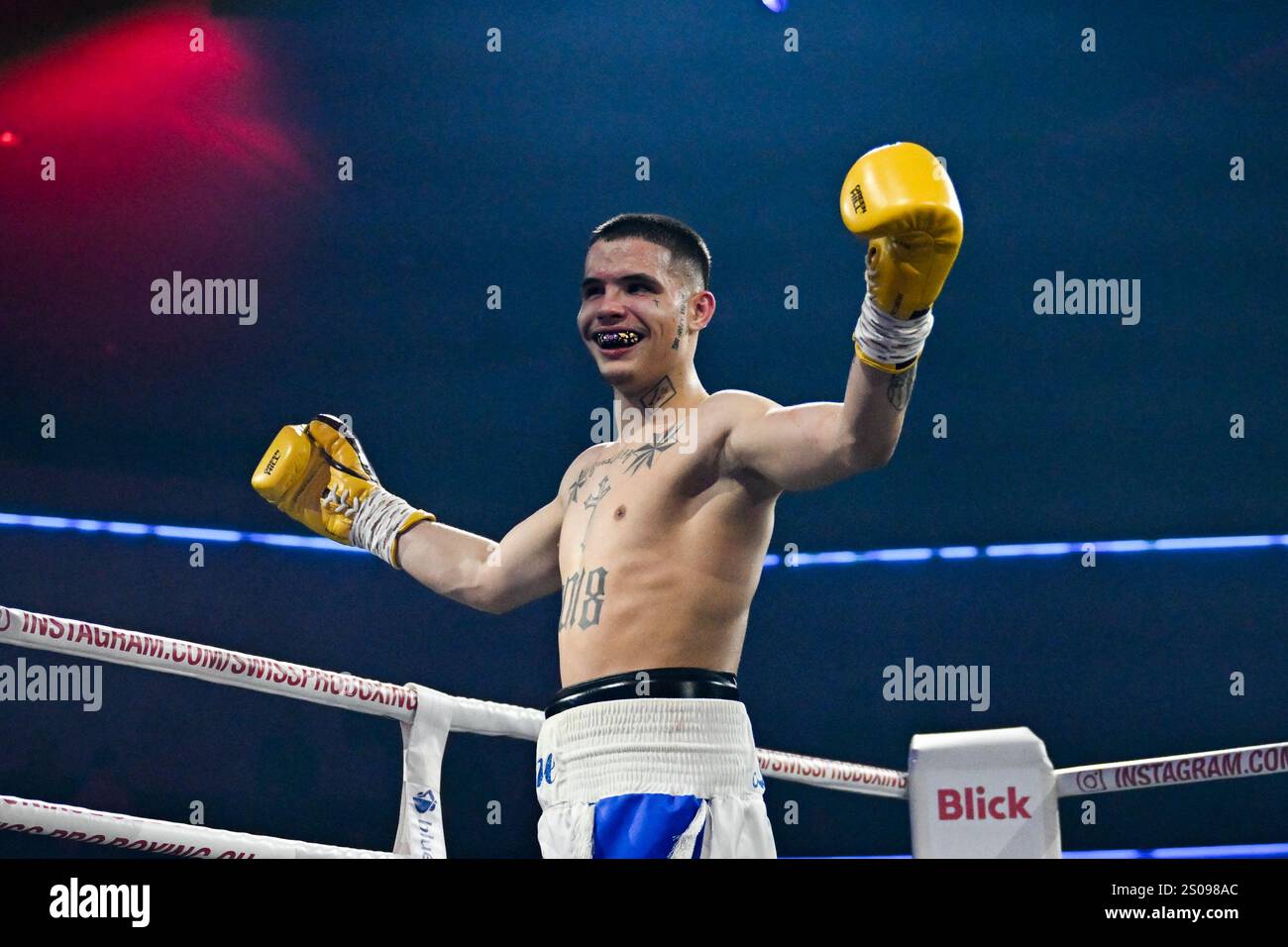 Bern, Berner Kursaal Arena, Boxing Day, Jerome Haller of, Switzerland ...