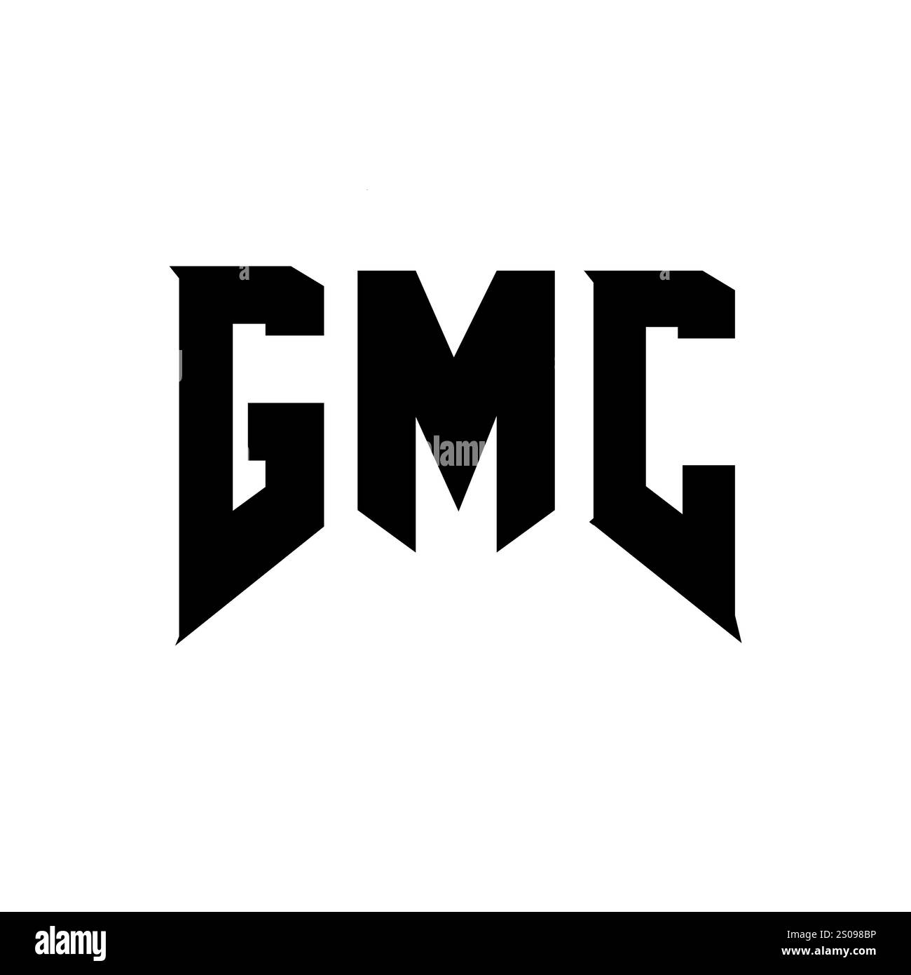 GMC letter logo design for technology company. GMC logo design black ...