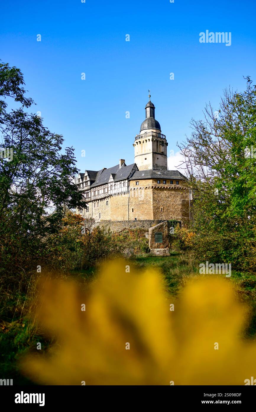 Burg Falkenstein Blick am 11. Oktober 2024 auf Burg Falkenstein bei ...
