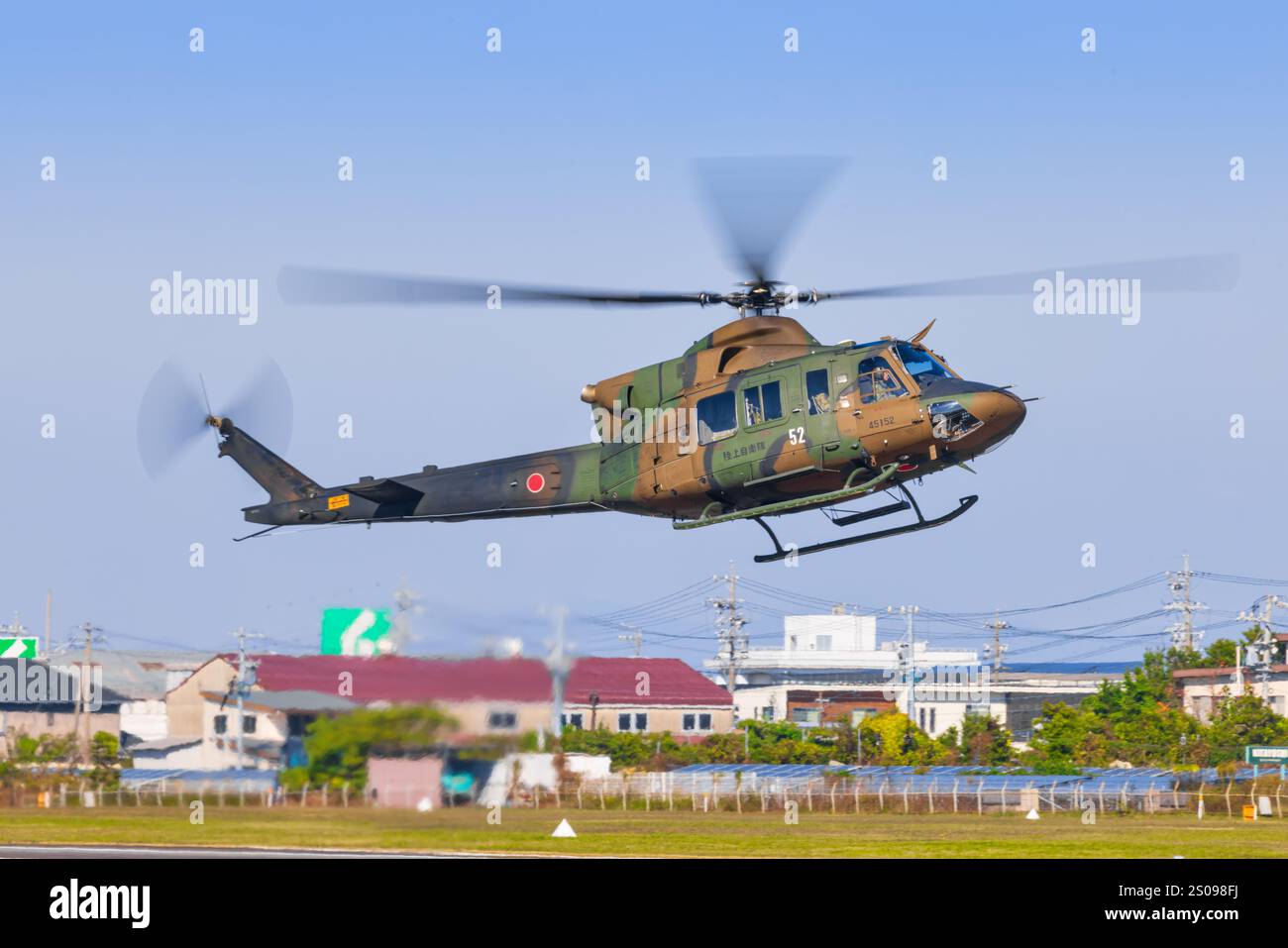 Japan, at Akeno Air Base 19 November 2024: Subaru-Bell UH-2 at Akeno Air Base in Japa Stock ...