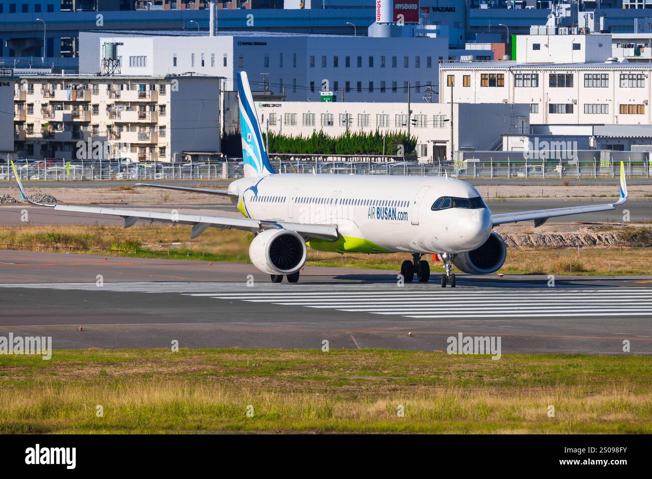 Japan - Fukuoka Airport, 21 November 2024: Busan A321 in Fukuoka ...