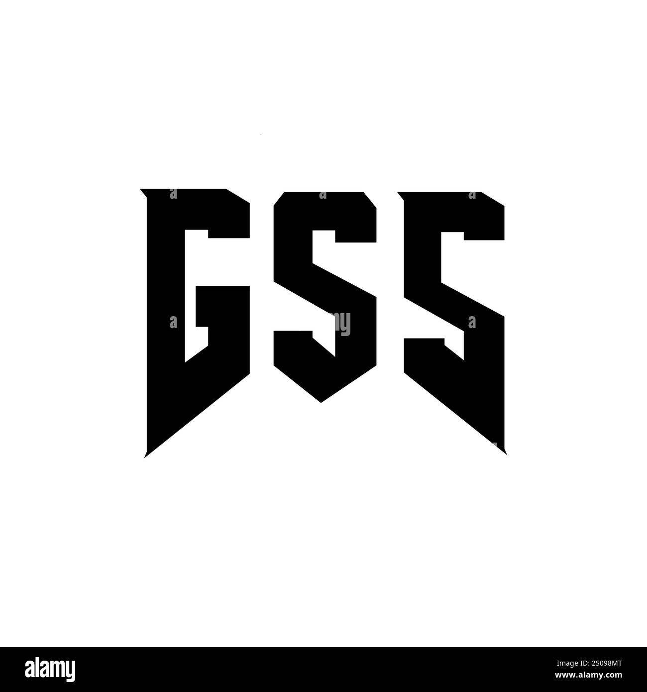 GSS letter logo design for technology company. GSS logo design black ...