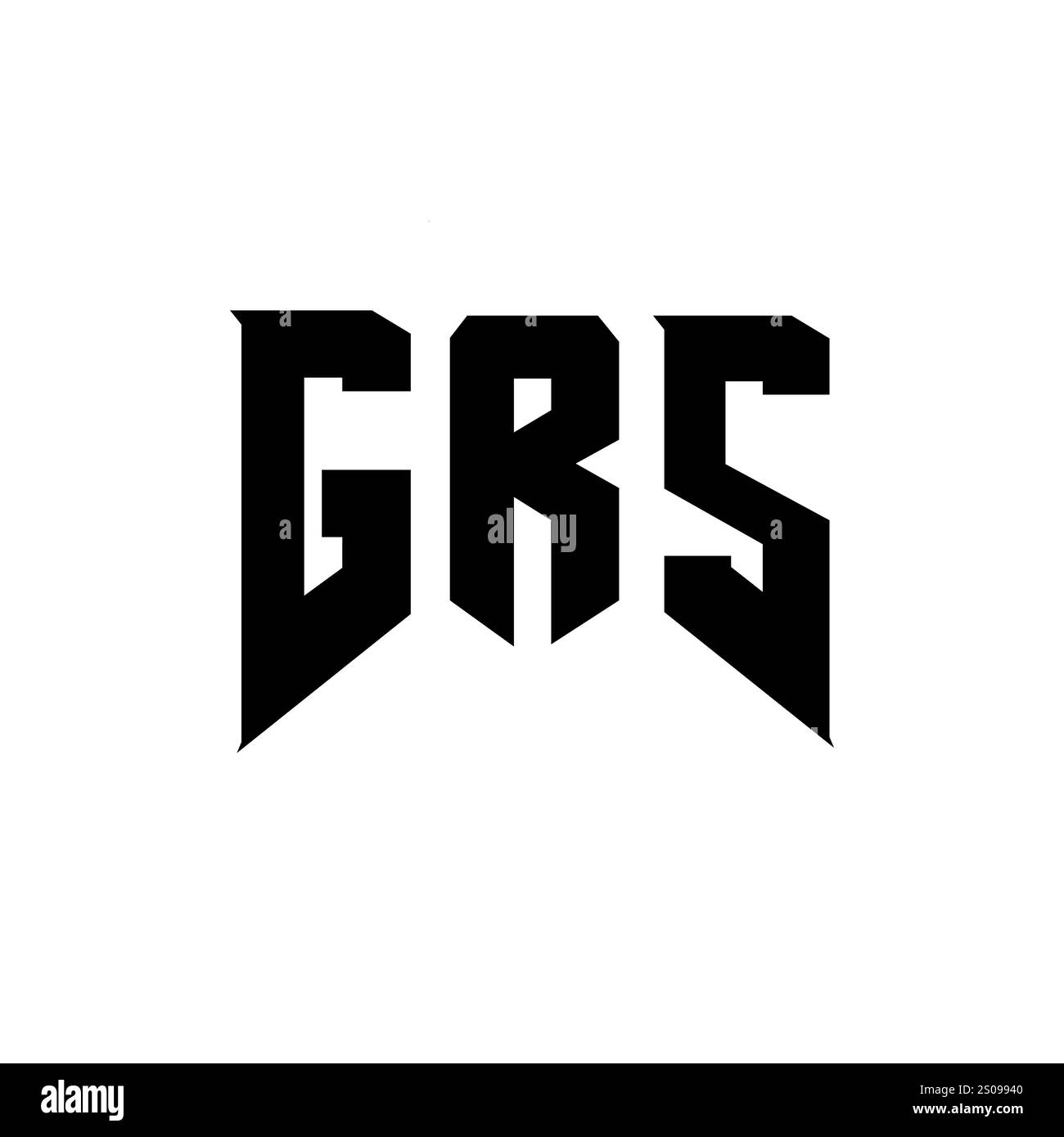 Grs logo design Black and White Stock Photos & Images - Alamy