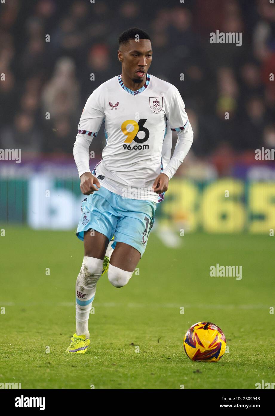 Burnley’s Jaidon Anthony during the Sky Bet Championship match at ...