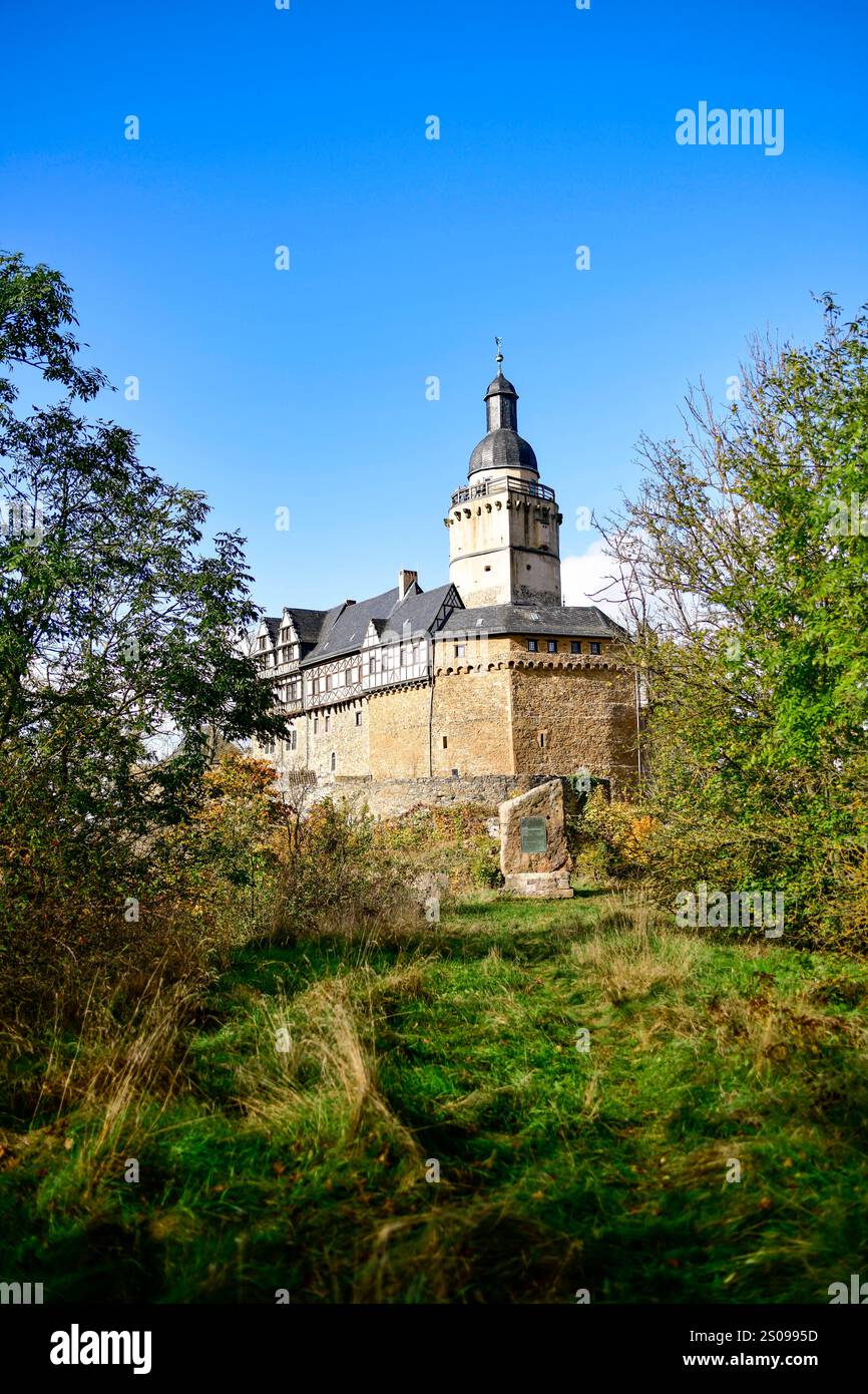 Burg Falkenstein Blick am 11. Oktober 2024 auf Burg Falkenstein bei ...