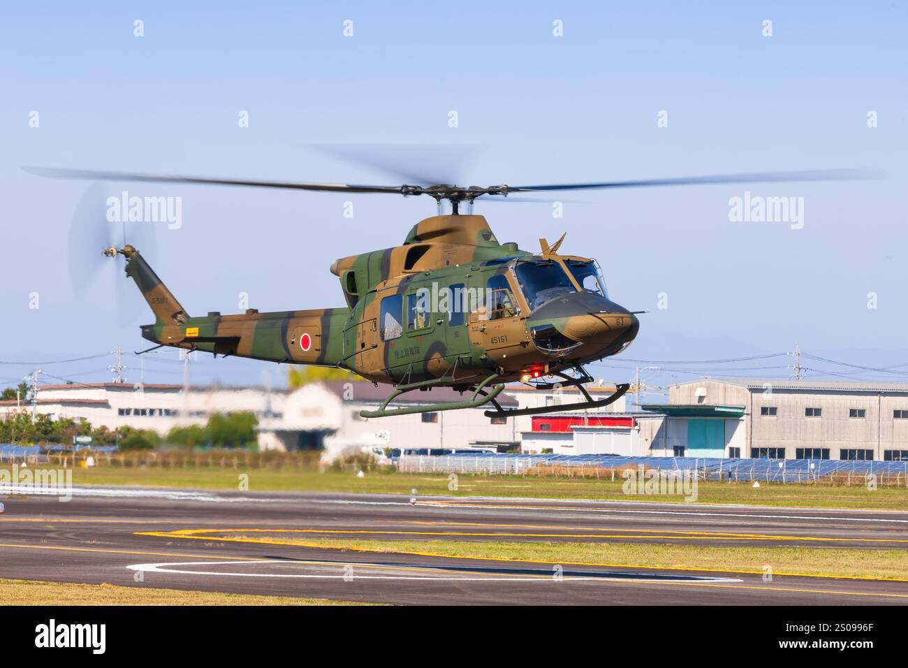Japan, at Akeno Air Base 19 November 2024: Subaru-Bell UH-2 at Akeno Air Base in Japa Stock ...