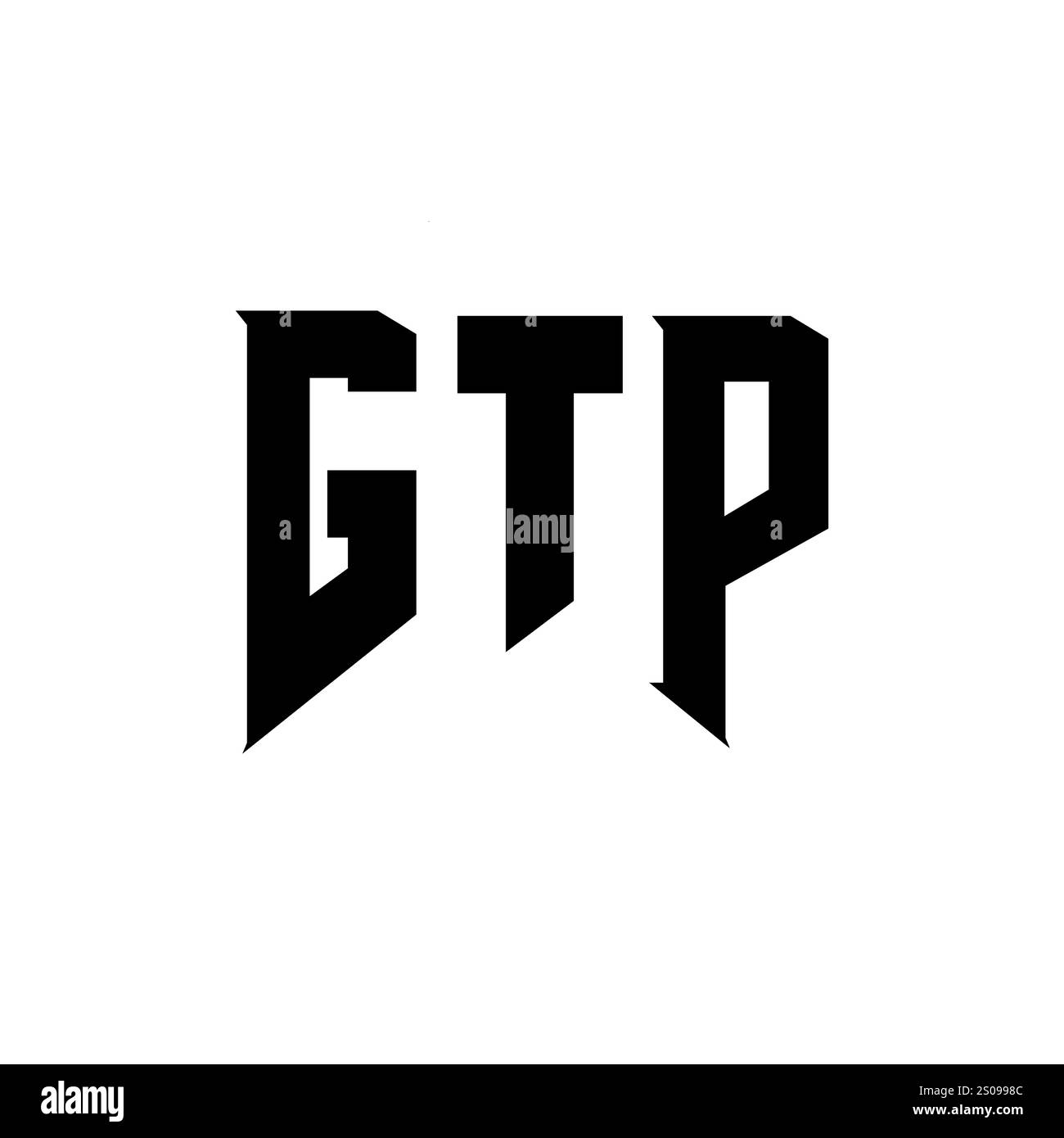 GTP letter logo design for technology company. GTP logo design black ...