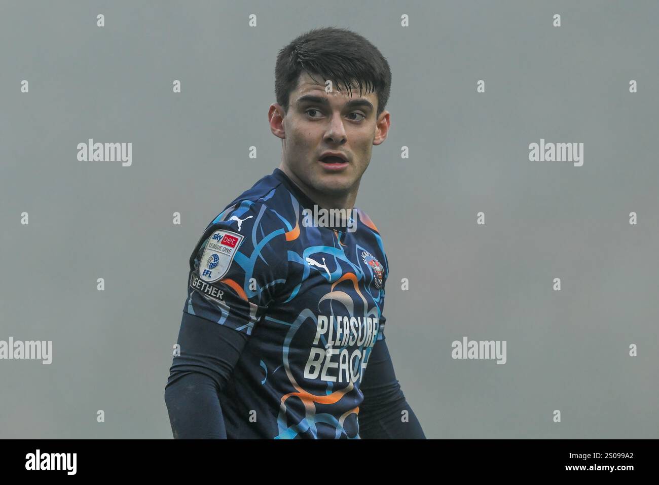 Rob Apter of Blackpool during the Sky Bet League 1 match Wrexham vs ...