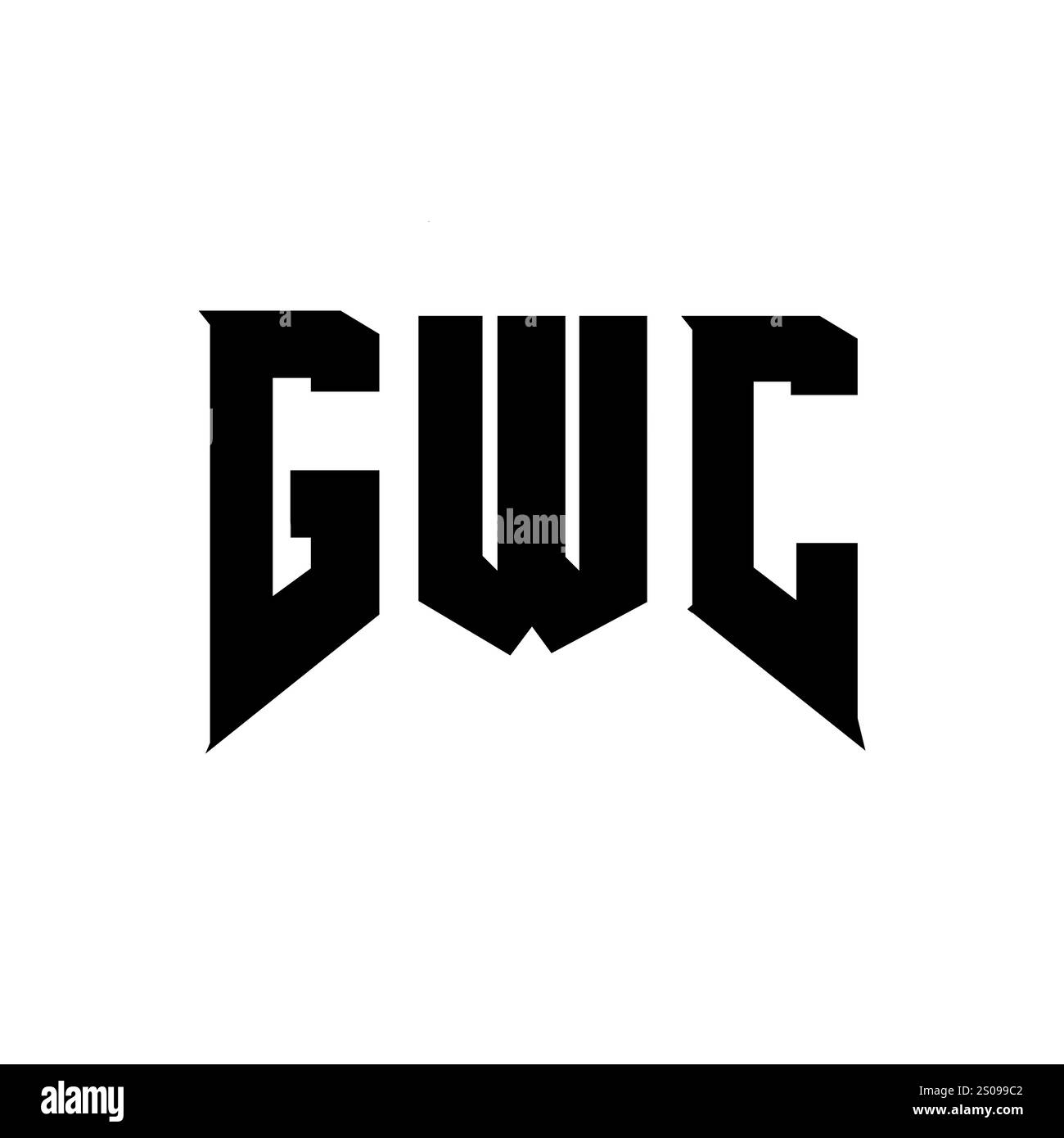 Gwc logo design Stock Vector Images - Alamy