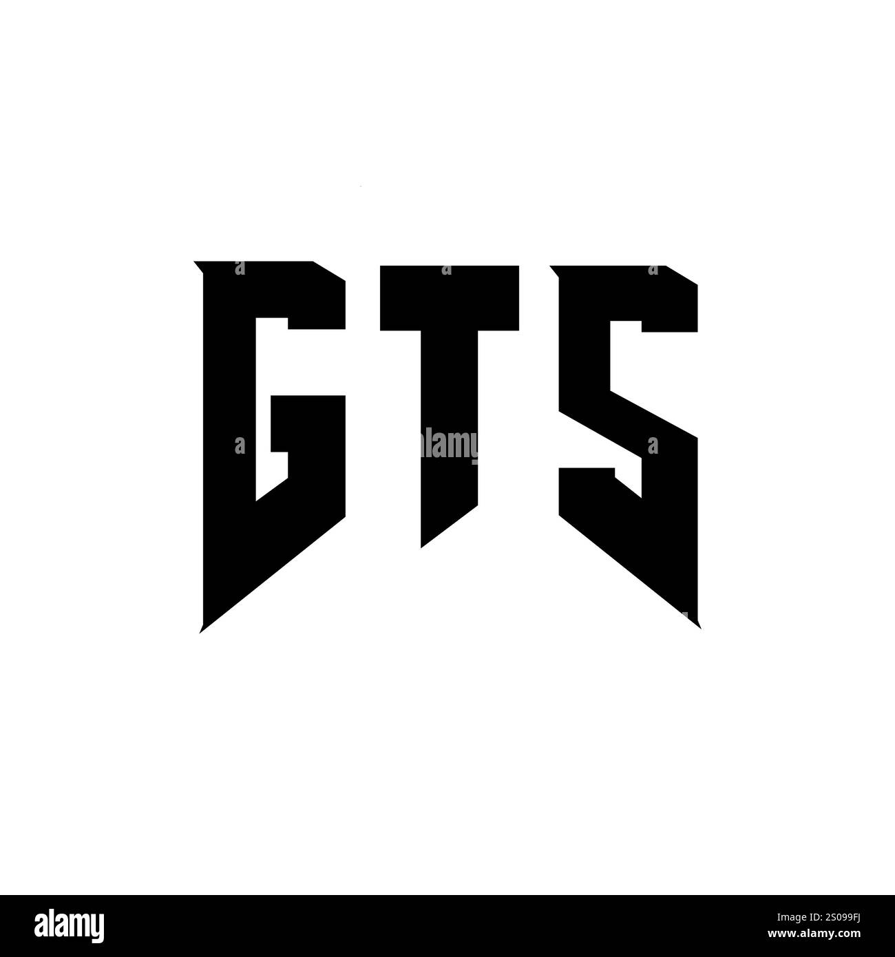 GTS letter logo design for technology company. GTS logo design black ...