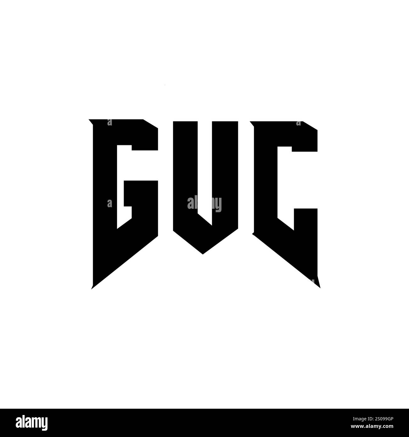 Guc logo design Black and White Stock Photos & Images - Alamy