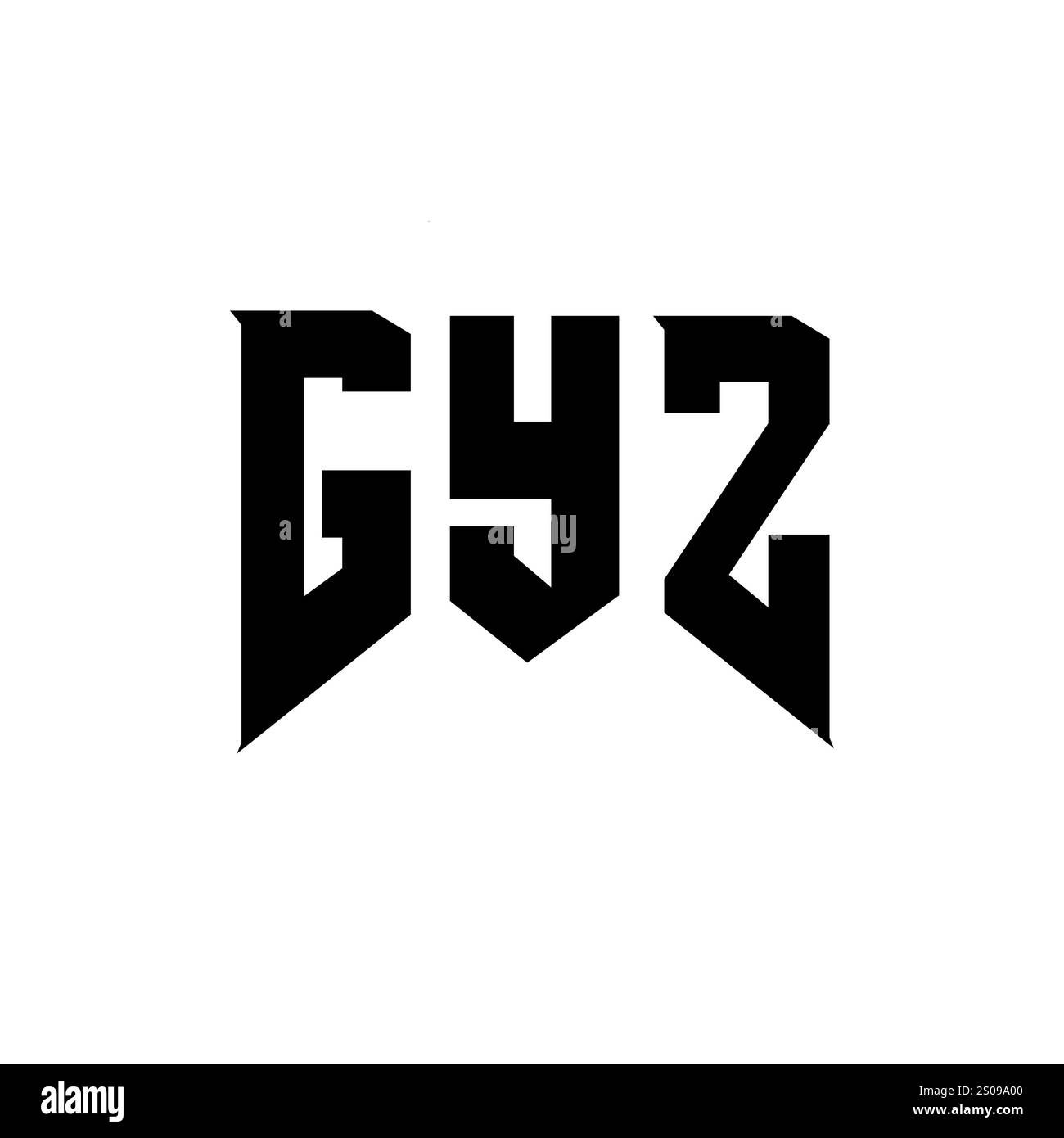 Gyz logo design hi-res stock photography and images - Alamy