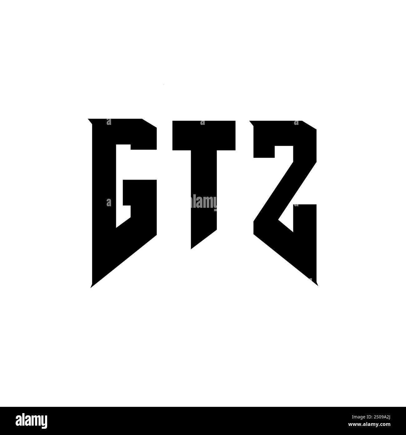 GTZ letter logo design for technology company. GTZ logo design black ...