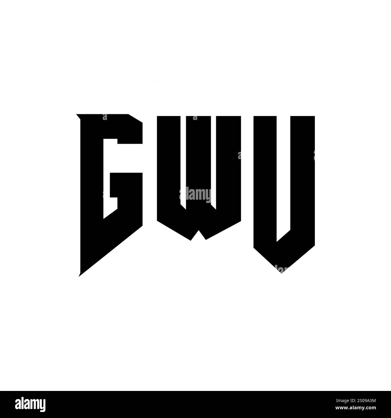 Gwu logo design hi-res stock photography and images - Alamy