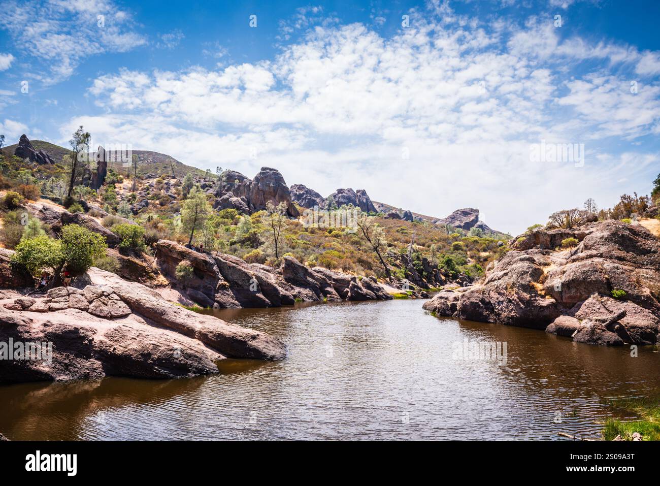 Located in Pinnacles National Park, the Bear Gulch Reservoir serves the ...
