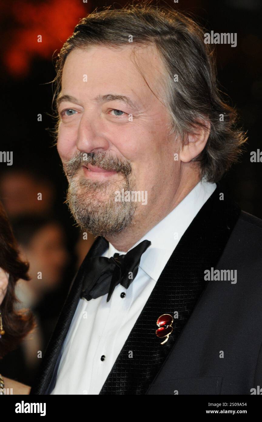 Stephen Fry, Skyfall - Royal World Premiere, Royal Albert Hall, London ...