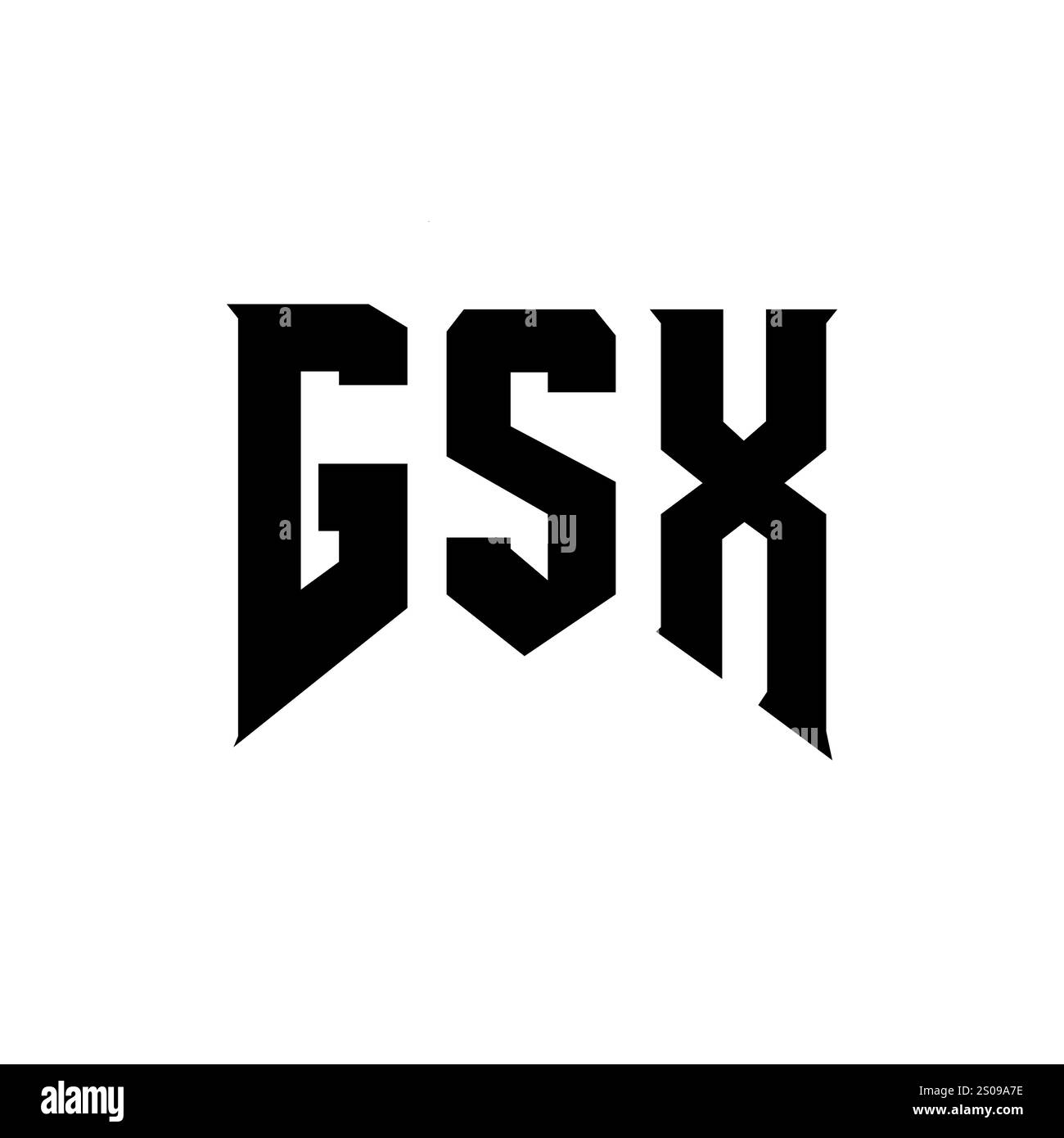 GSX letter logo design for technology company. GSX logo design black ...