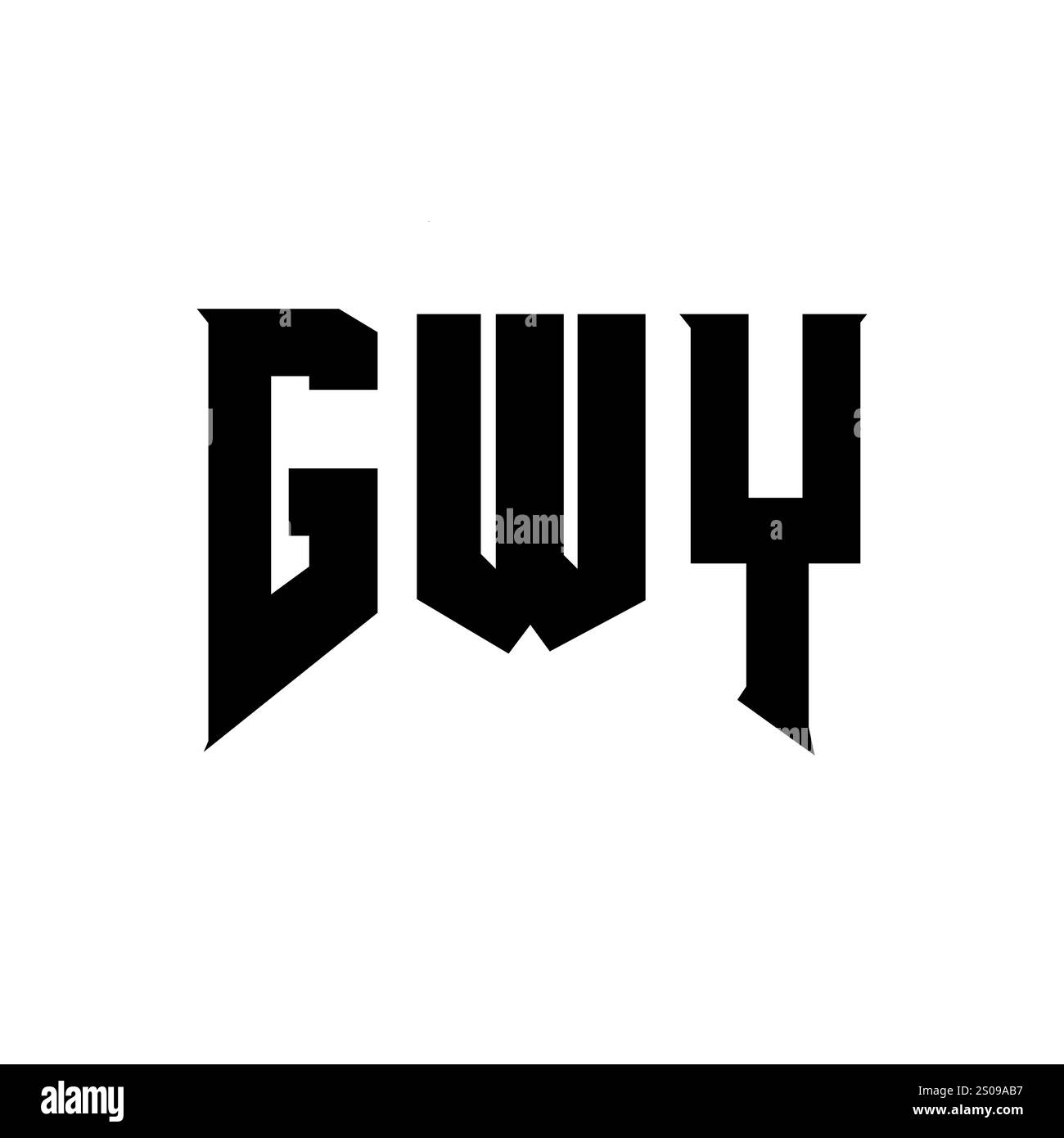 Gwy logo design Stock Vector Images - Alamy