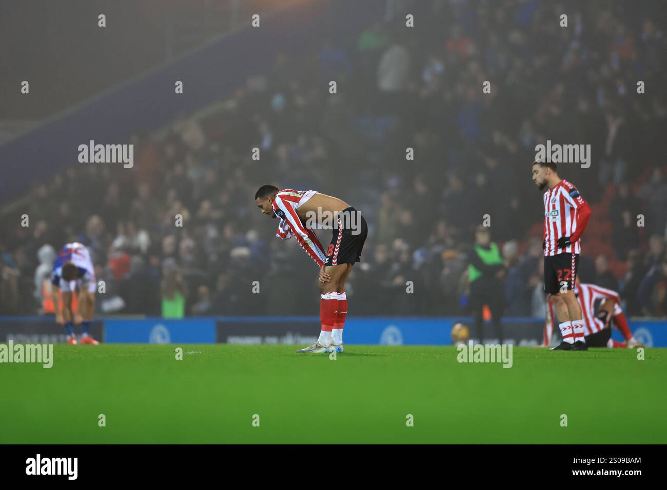 Sunderland's Wilson Isidor looks dejected following the Sky Bet Championship match at Ewood Park ...