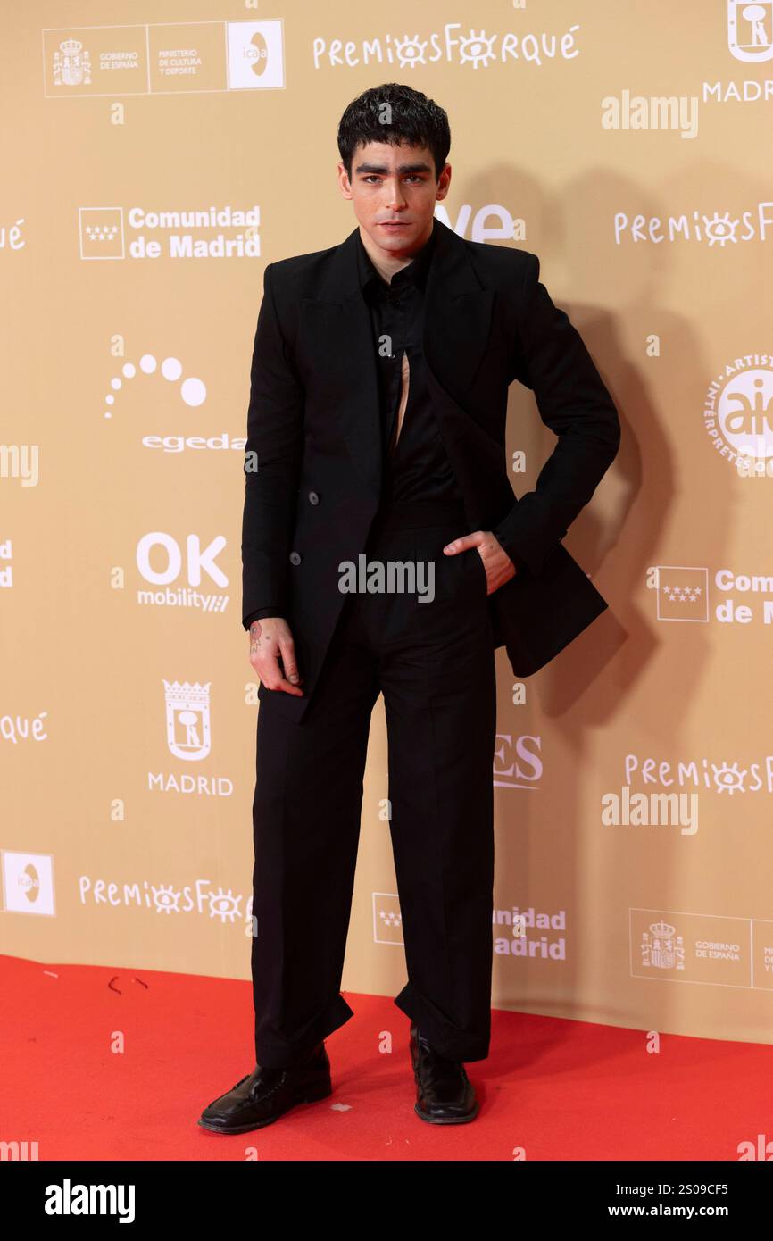 Omar Ayuso attends the red carpet for the Jose María Forque Awards 2024 ...
