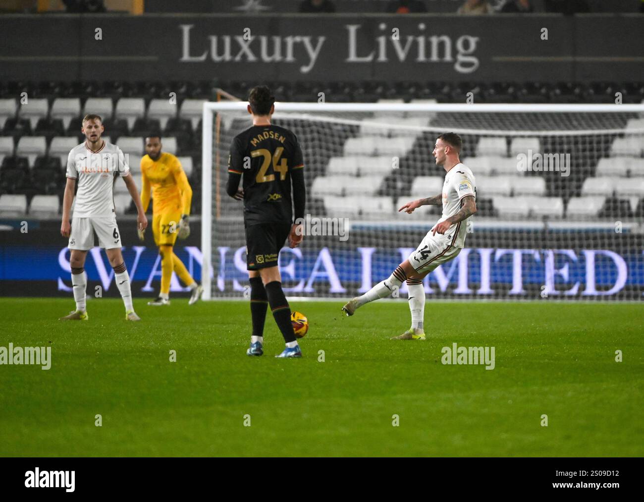 Swansea.com Stadium, Swansea, UK. 26th Dec, 2024. EFL Championship ...
