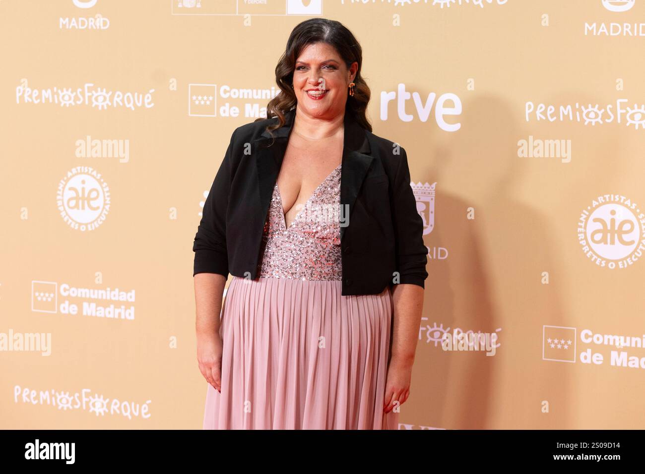 Coria Castillo attends the red carpet for the Jose María Forque Awards ...