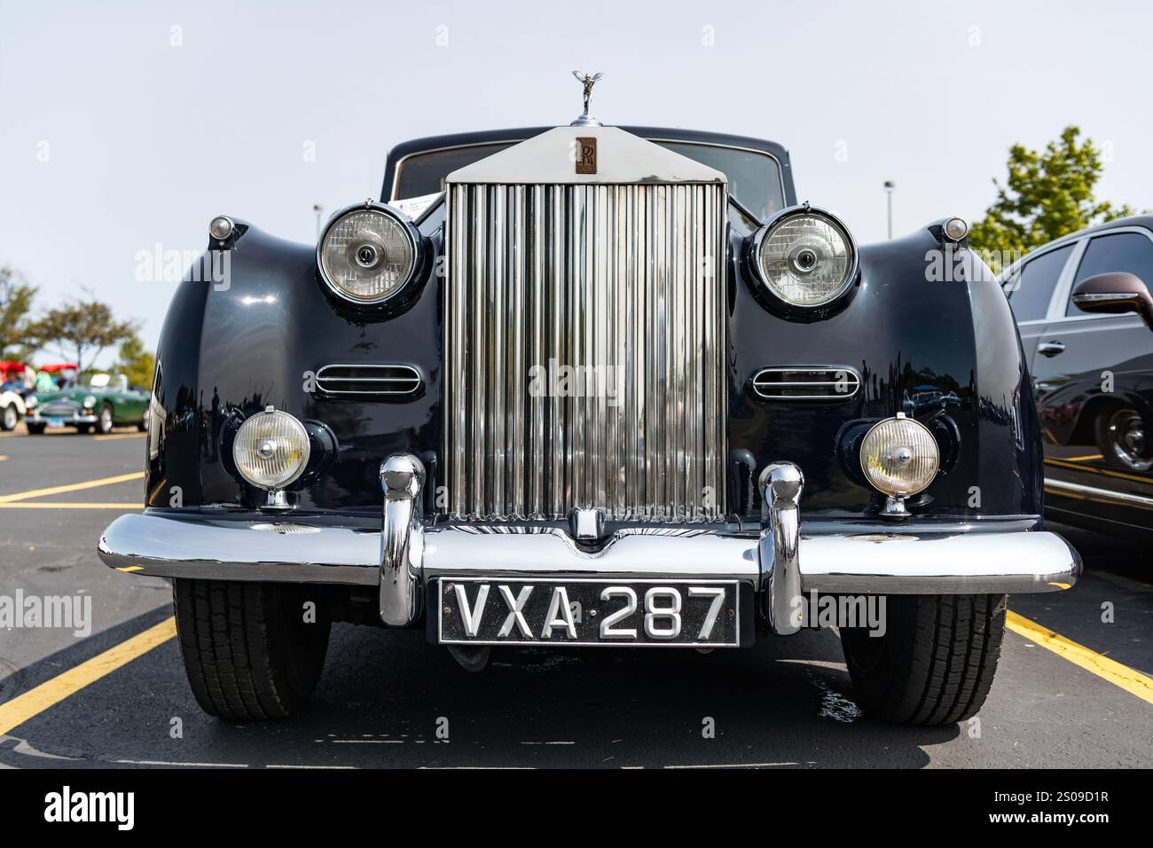 Chicago, Illinois, USA - September 08, 2024: Rolls Royce Silver Wraith ...
