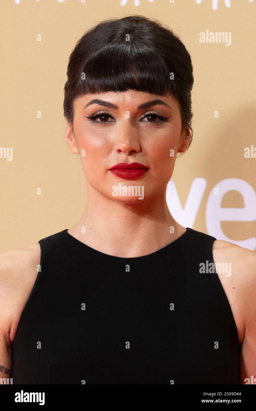 Michelle Calvó attended the red carpet for the Jose María Forque Awards ...